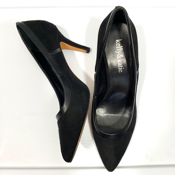 Kelly & Katie | Shoes | Kelly Katie Black Valerie Kk Faux Suede Shoes 3 ...